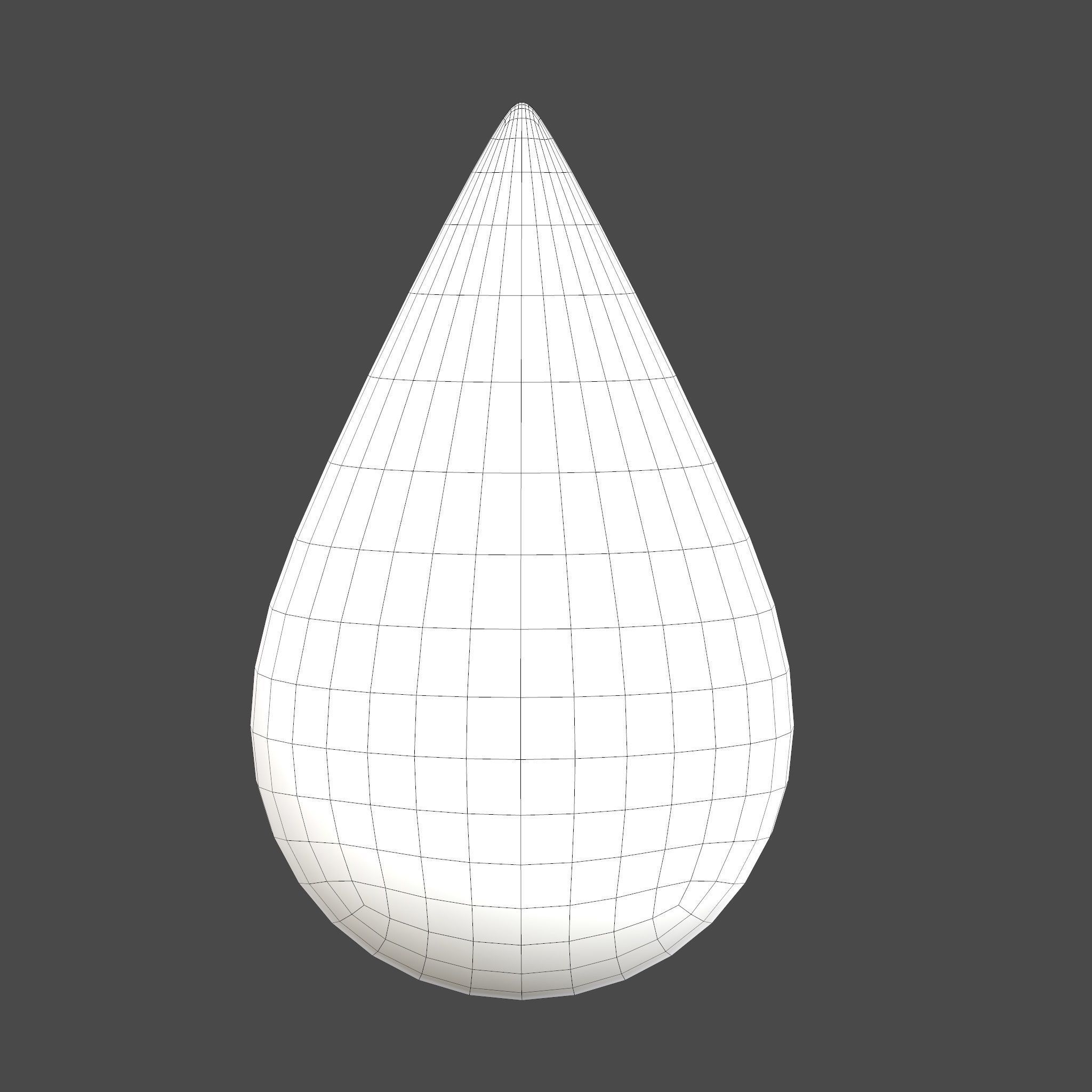 3D model Water Drop icon VR / AR / low-poly | CGTrader