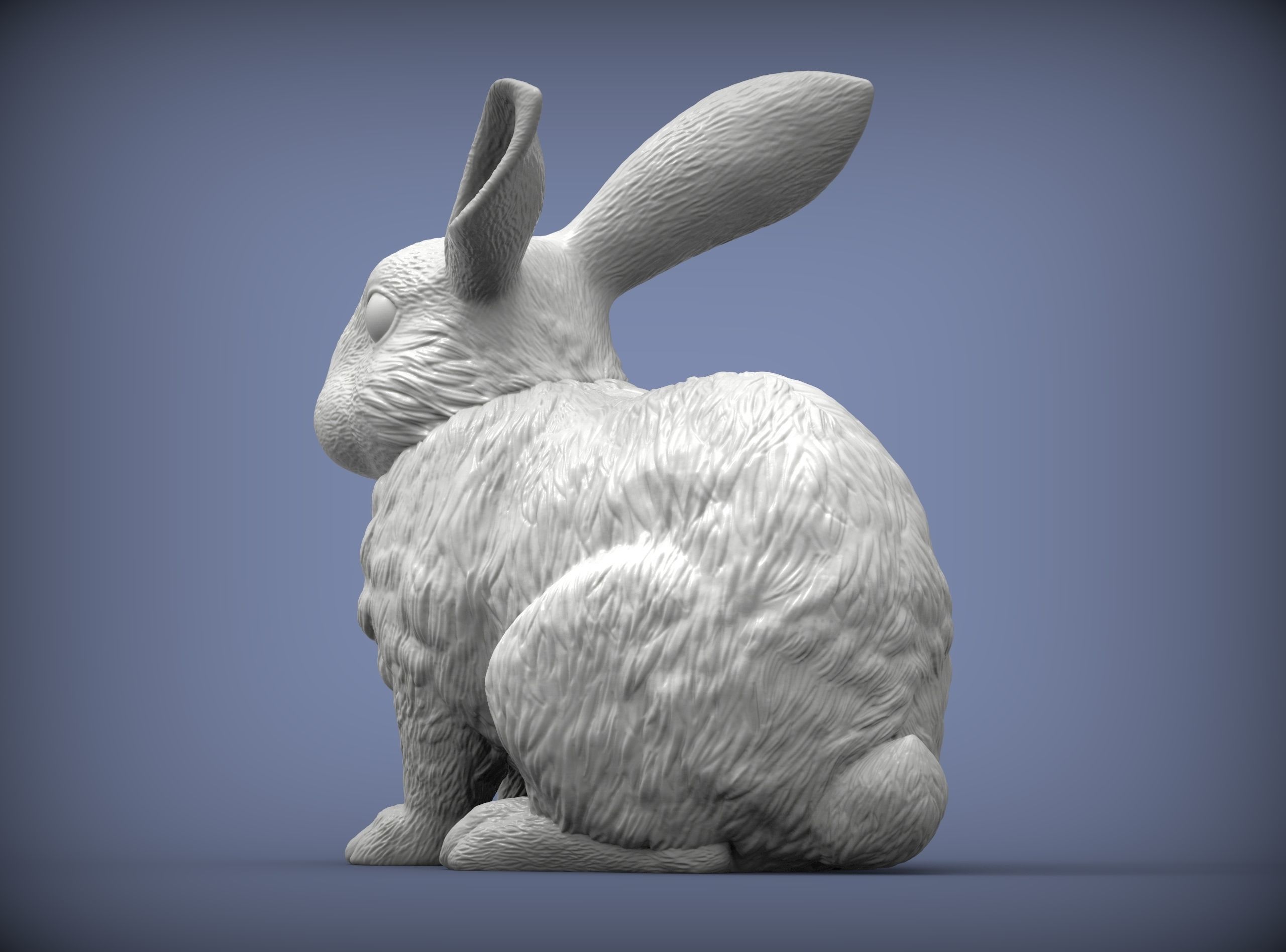 Rabbit 3D model 3D printable | CGTrader