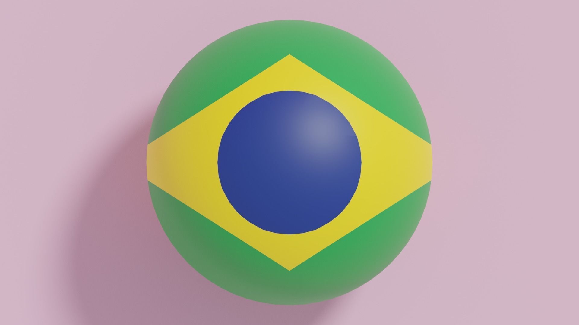 3D model Flag of Ball Collection 6 VR / AR / low-poly | CGTrader