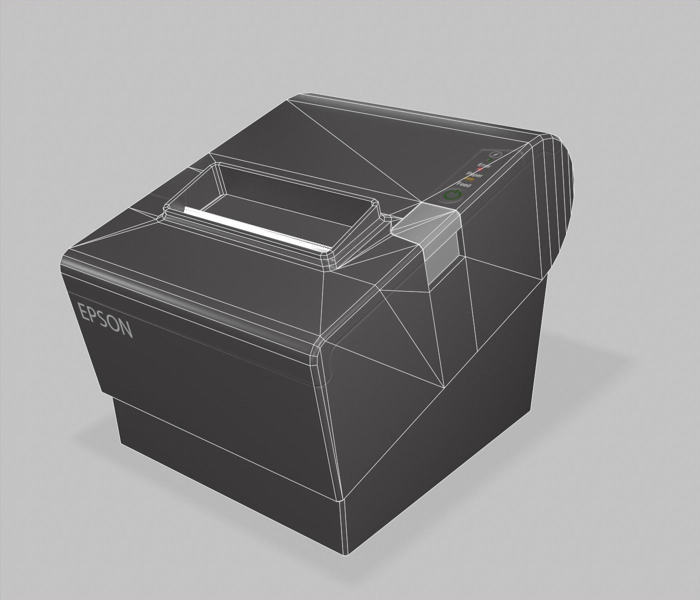 3D model Epson Receipt Printer VR / AR / low-poly | CGTrader