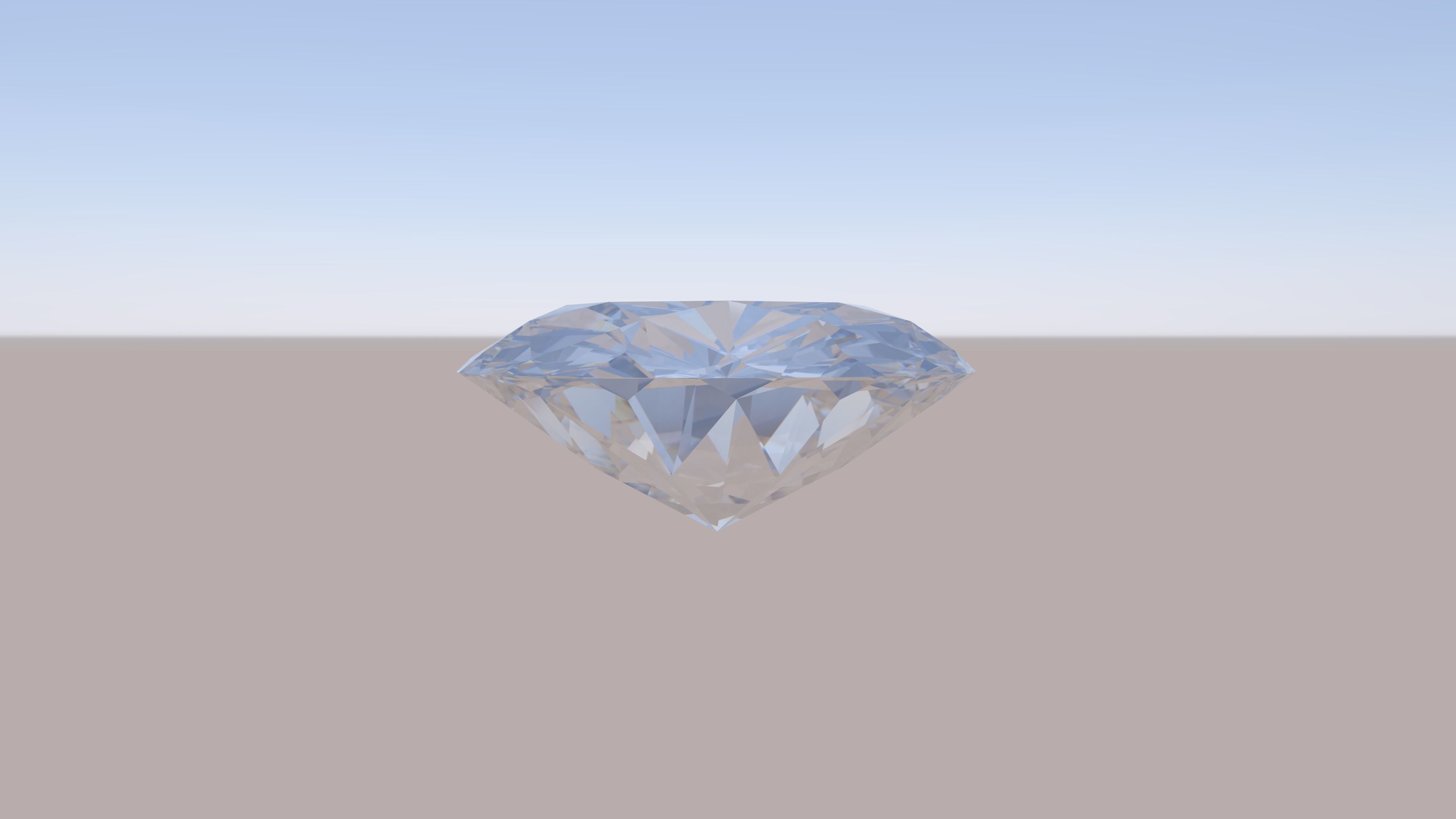 Diamond free 3D model | CGTrader