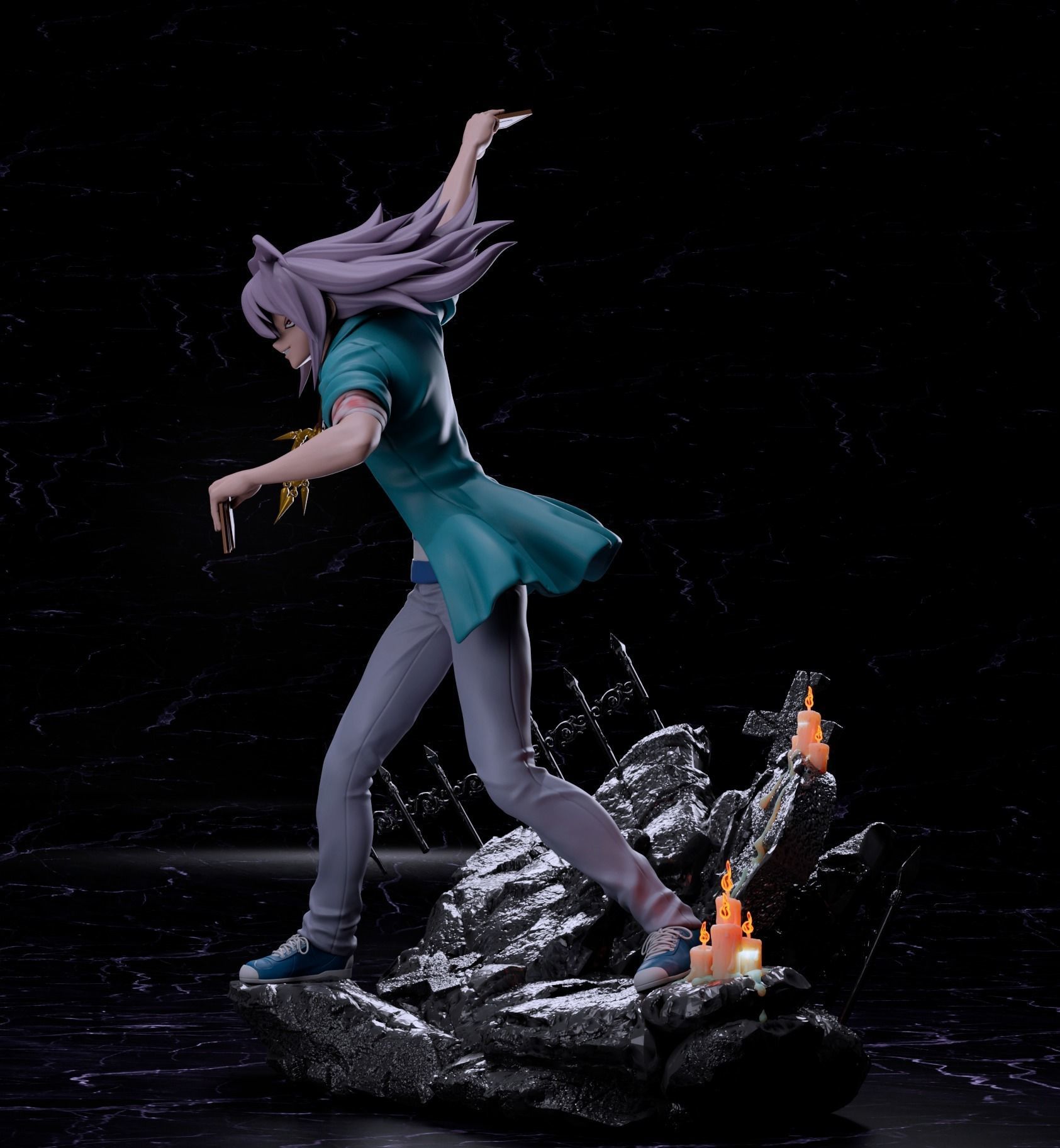 Yami Bakura from yugioh 3D model 3D printable | CGTrader