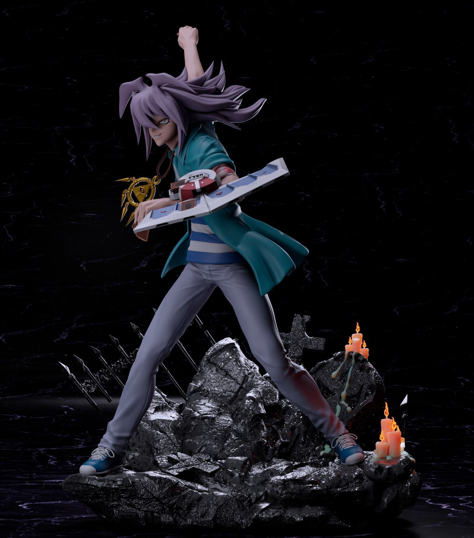 Yami Bakura from yugioh 3D model 3D printable | CGTrader