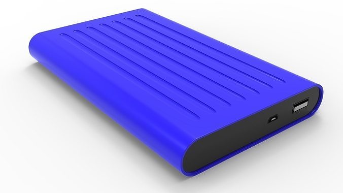 POWER BANK 03 BLUE 3D model | CGTrader