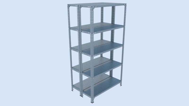 Storage and Archiving Steel Racking Systems 3D Model Collection | CGTrader