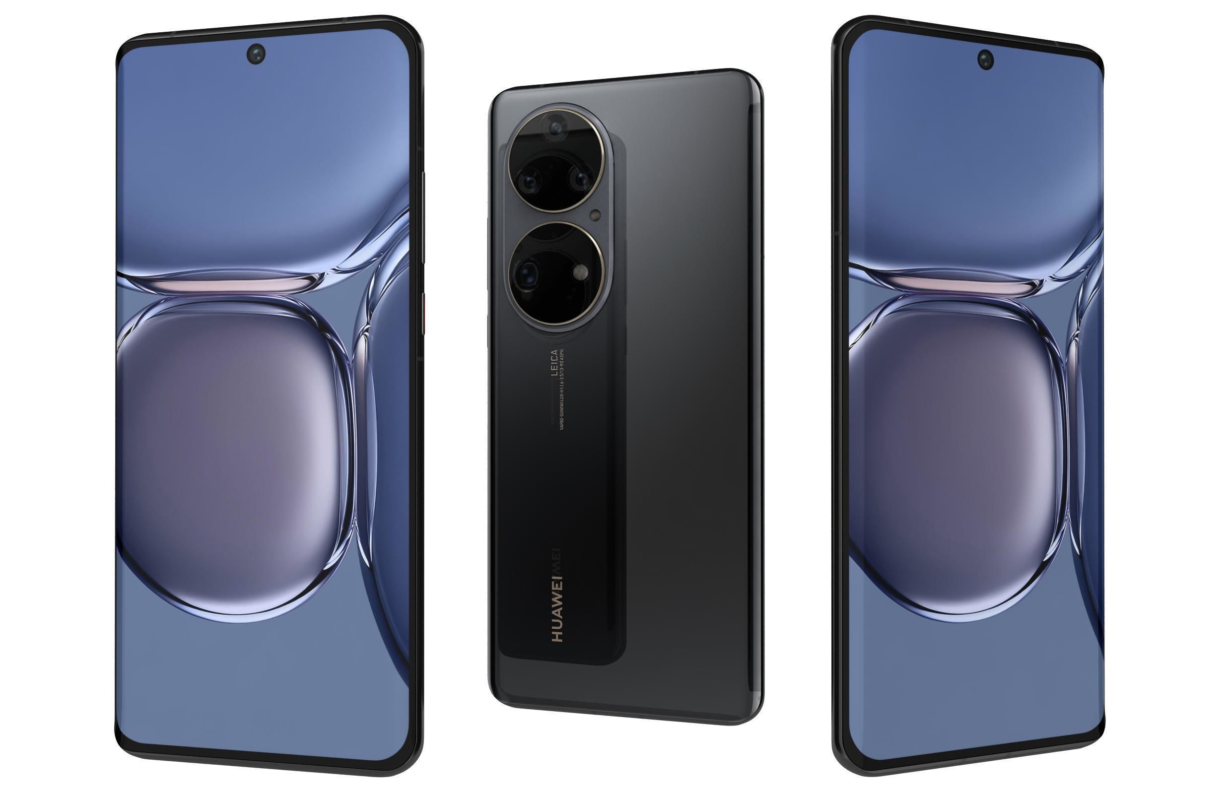 Huawei P50 Pro All Colors 3D model | CGTrader