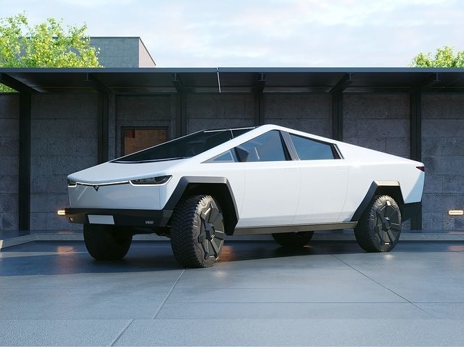 Cybertruck Reinterpretation 3D model | CGTrader