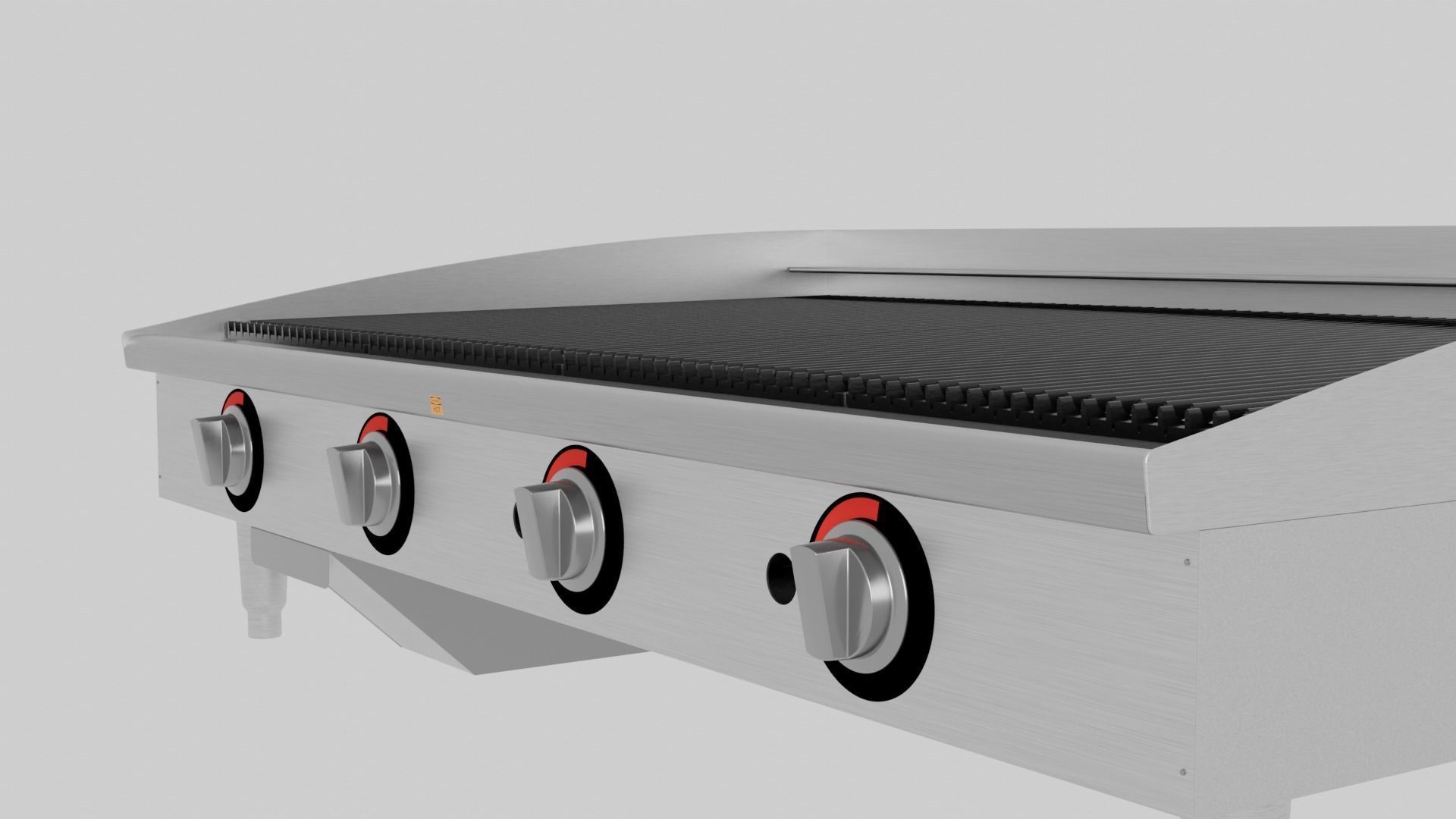 Commercial Charbroiler Grill 3D model | CGTrader