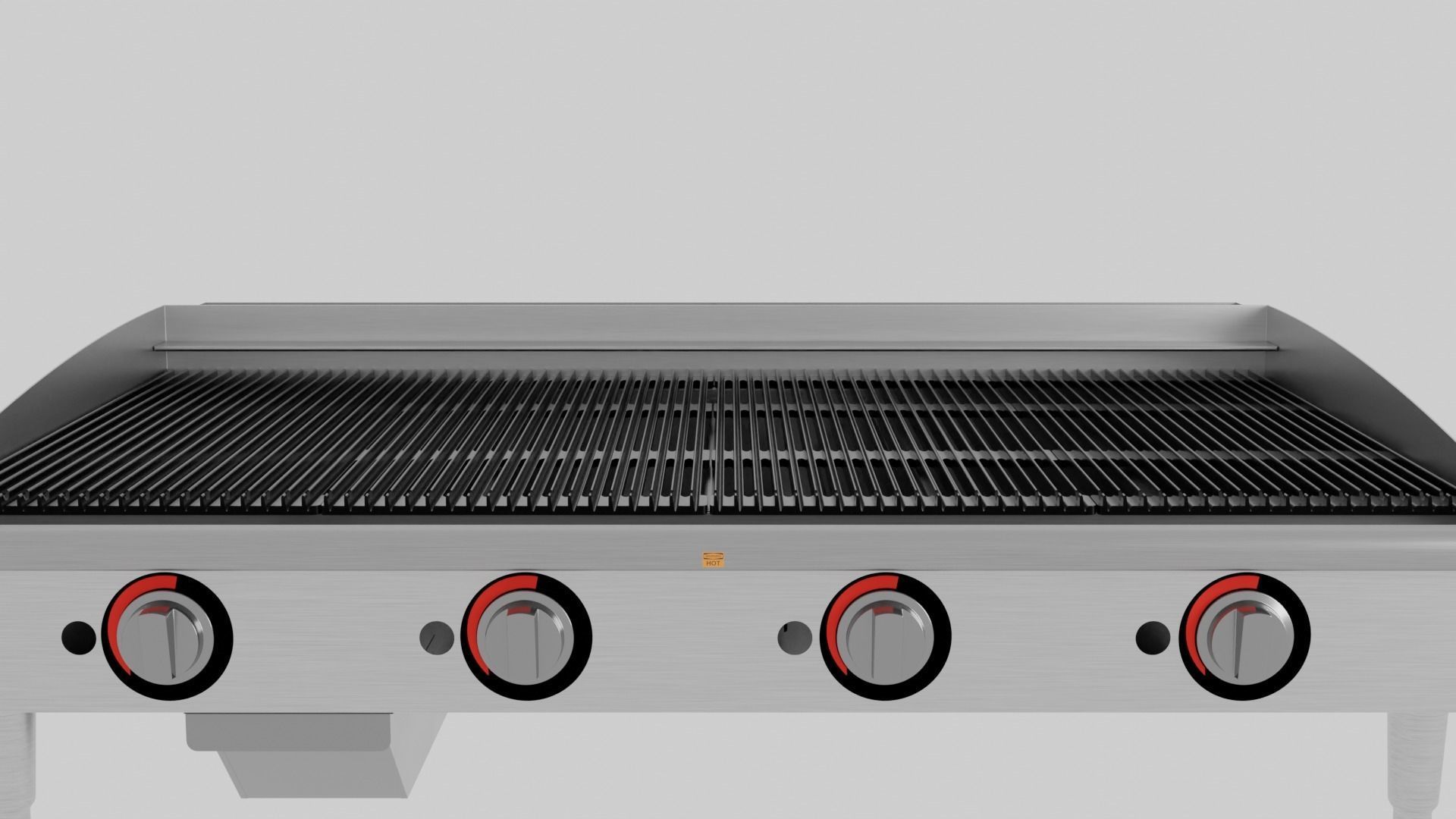 Commercial Charbroiler Grill 3D model | CGTrader