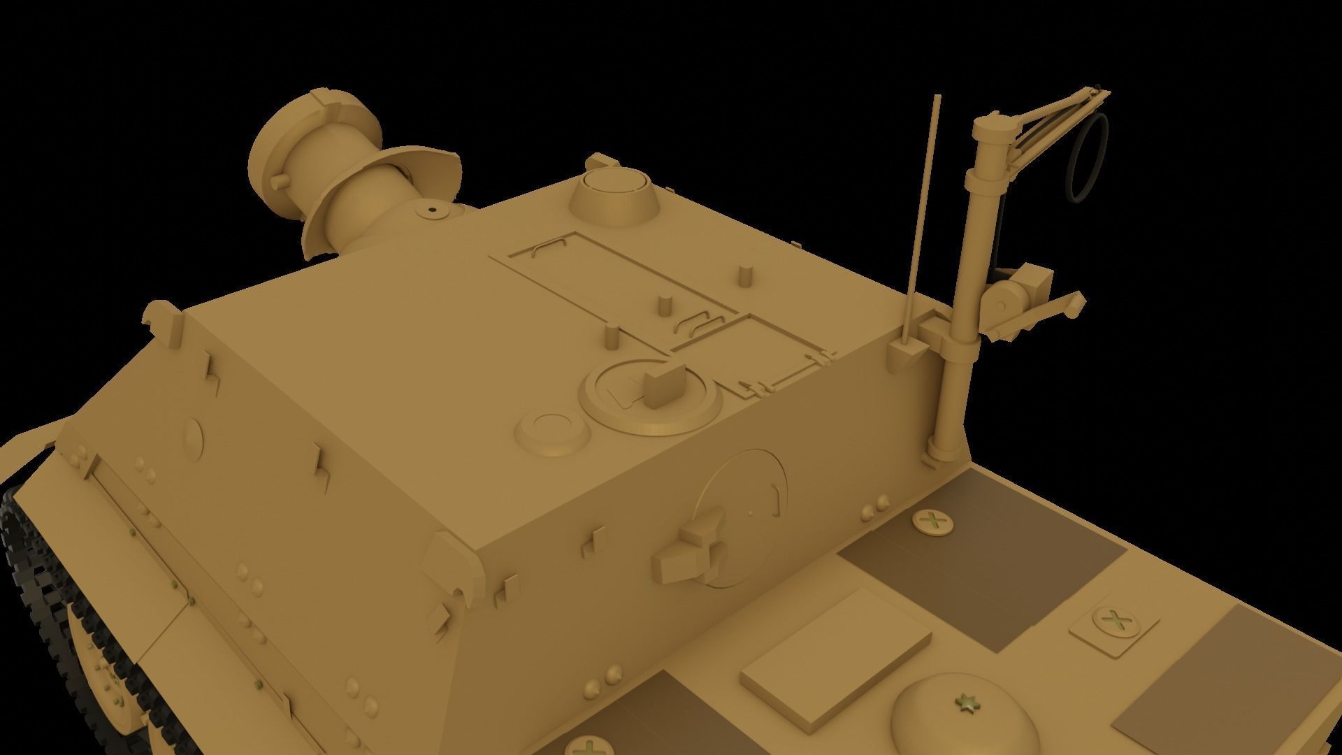 SturmTiger German self-propelled artillery of WW2 free 3D model | CGTrader