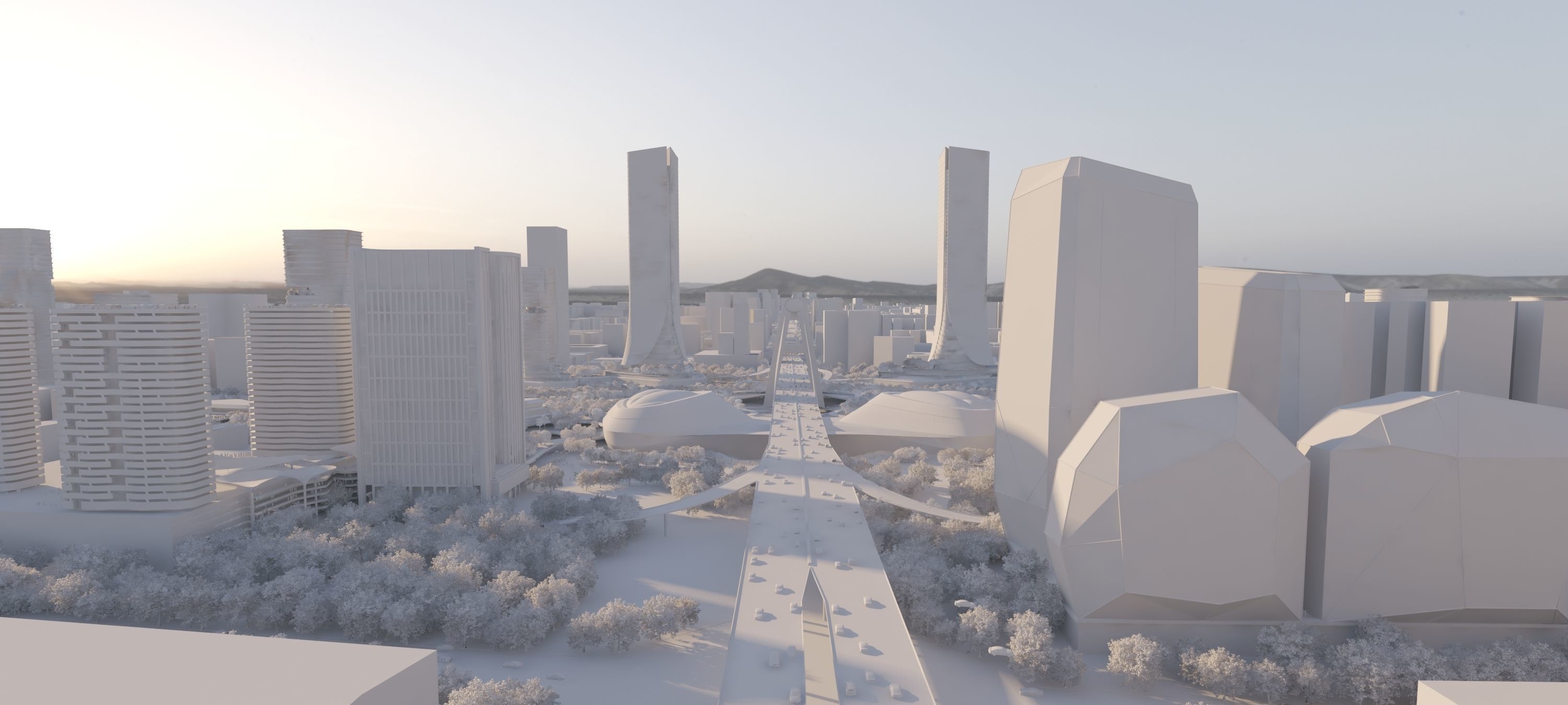 concept train station 3D model | CGTrader