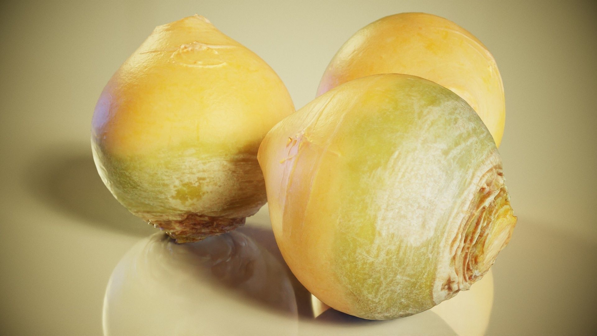 3D model Yellow Turnip VR / AR / low-poly | CGTrader