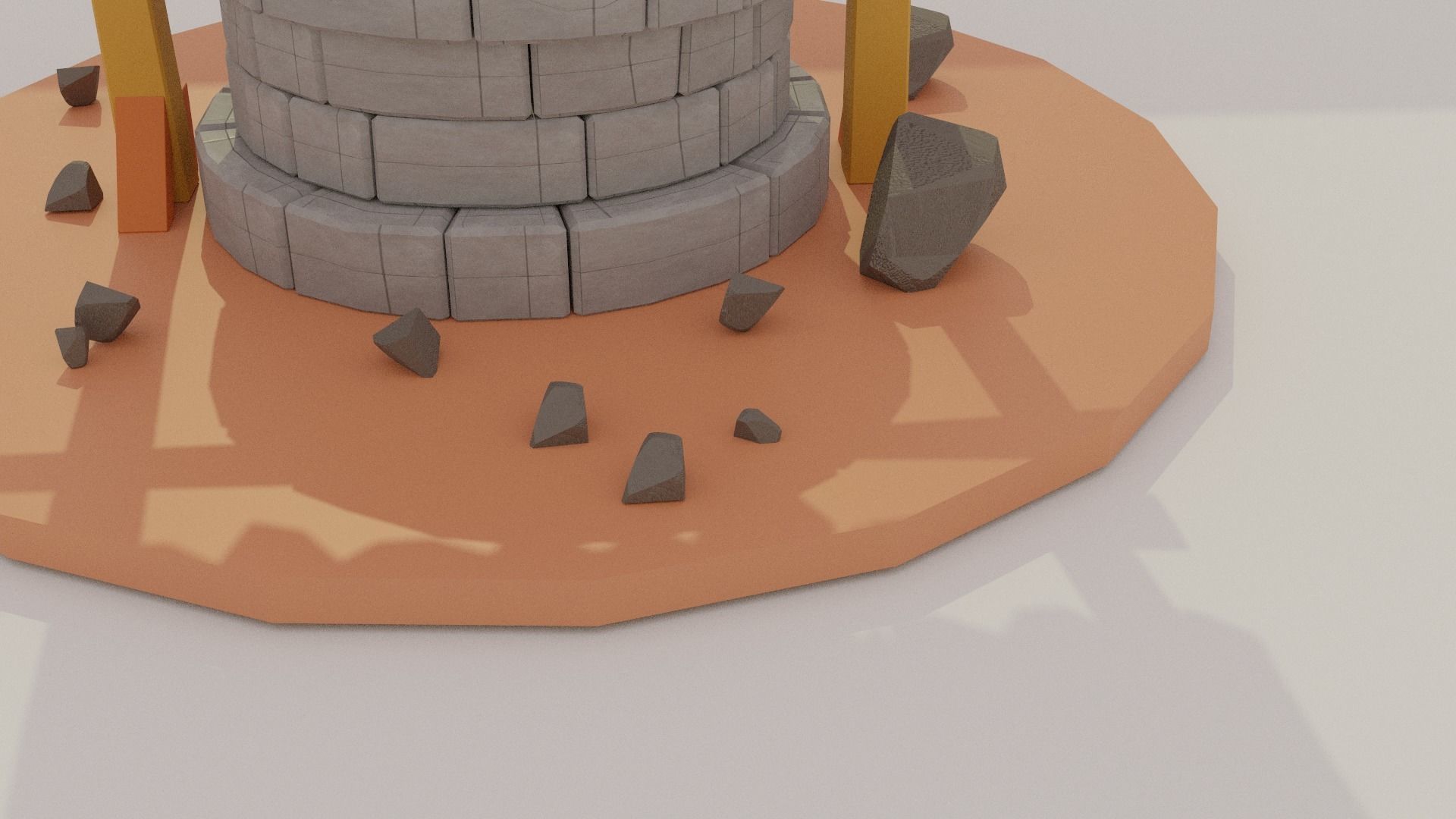 3D model Low Poly Well - Simple Well - Blender Well - Well Modelling VR ...