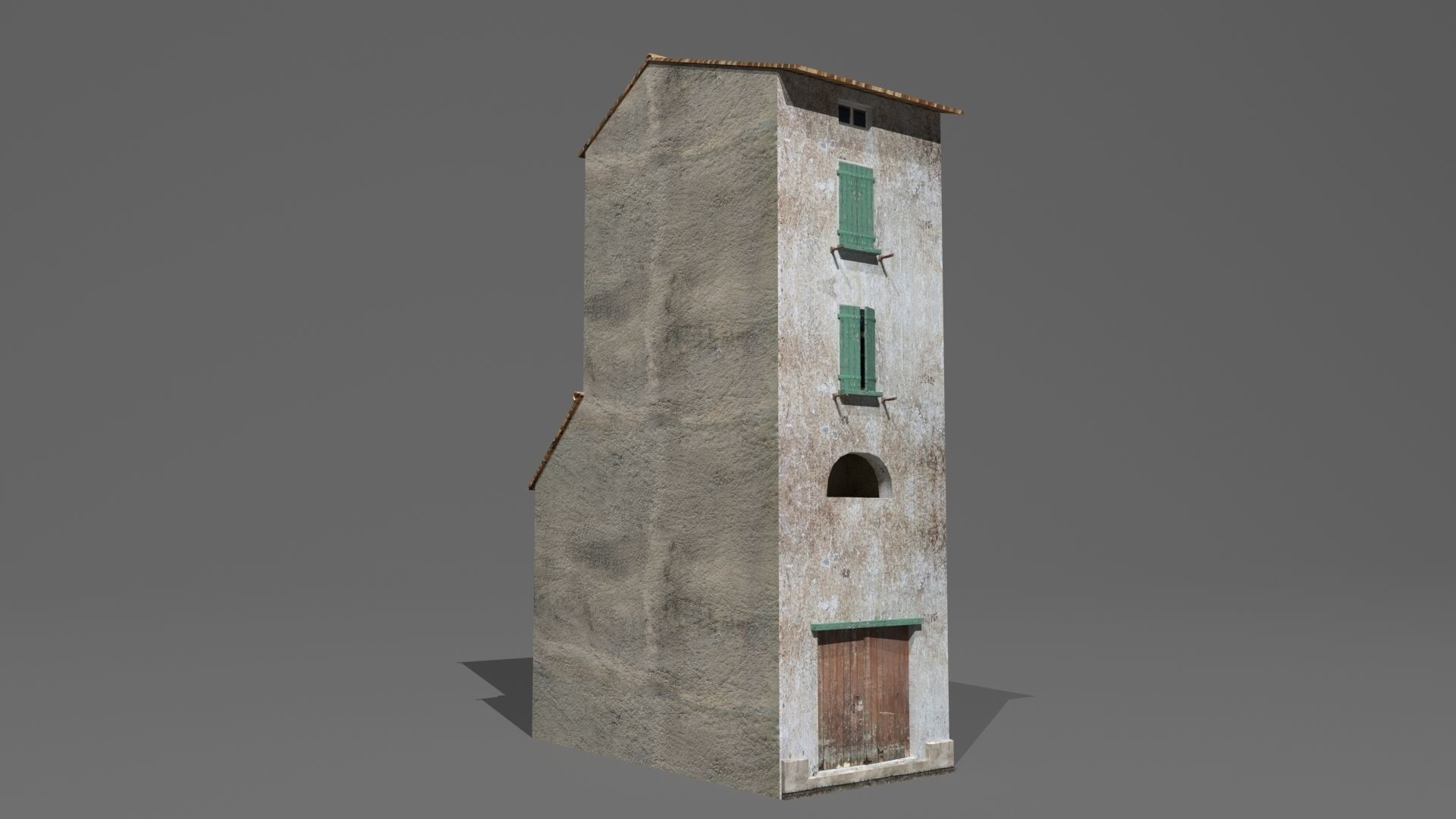 3D Model Collection Italian Residental Buildings VR / AR / low-poly ...