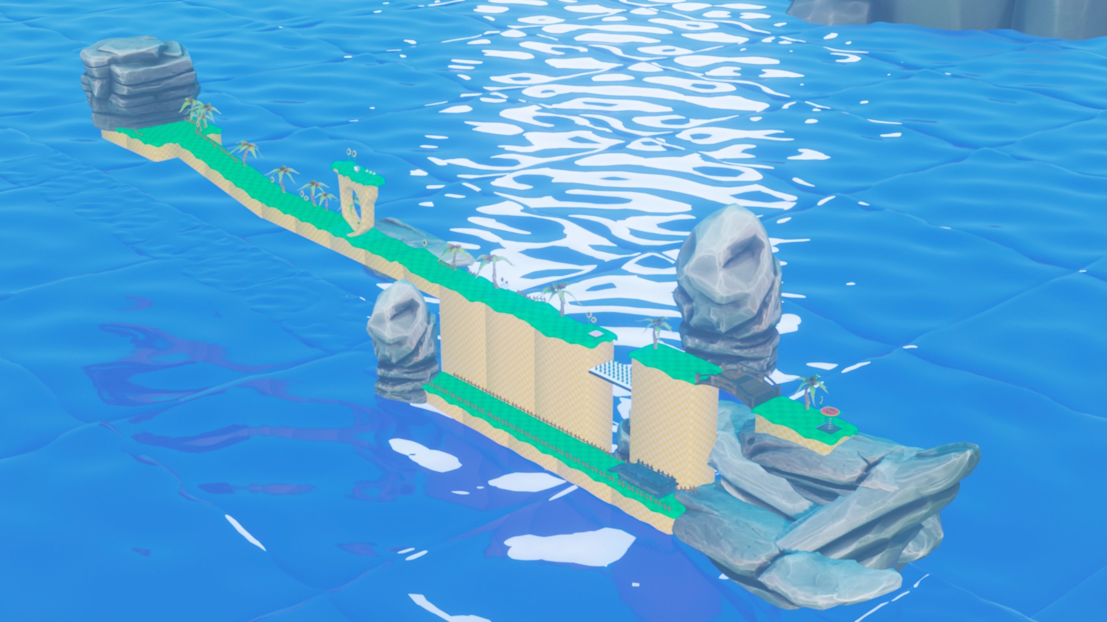 Sonic map 3D model | CGTrader