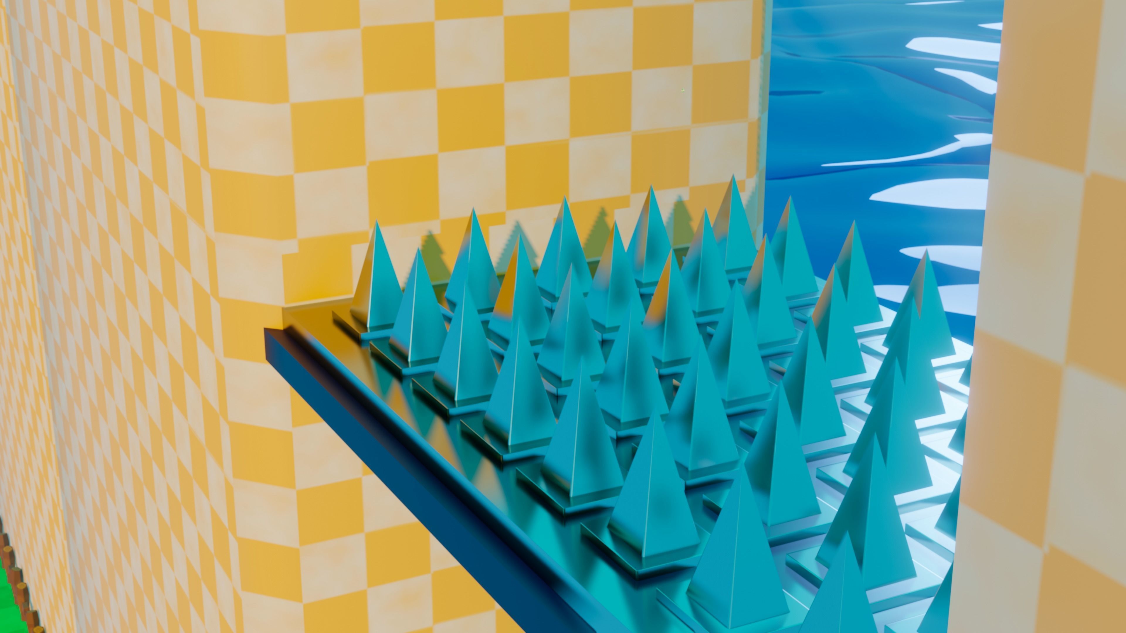 Sonic map 3D model | CGTrader