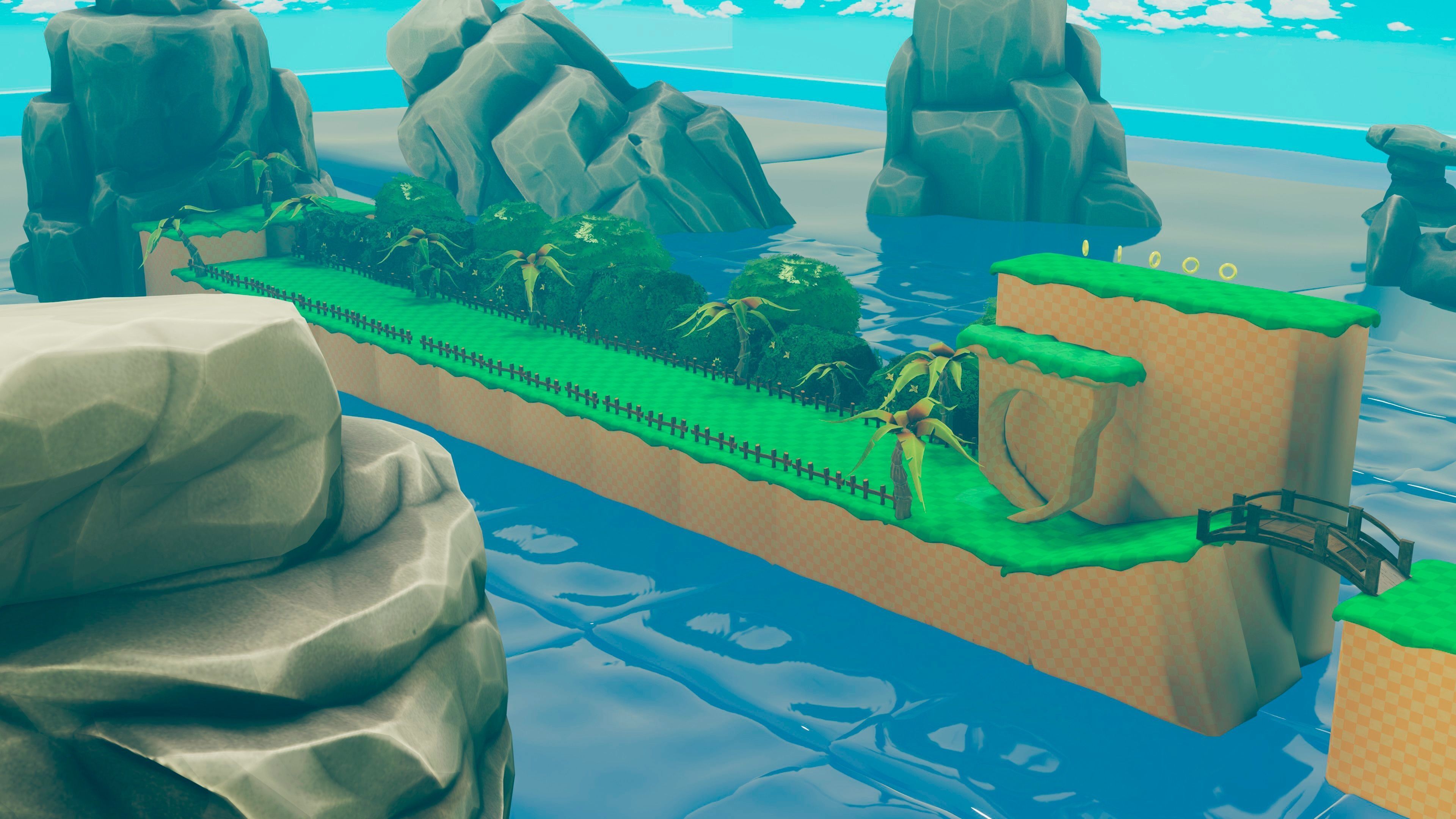 Sonic map 3D model | CGTrader