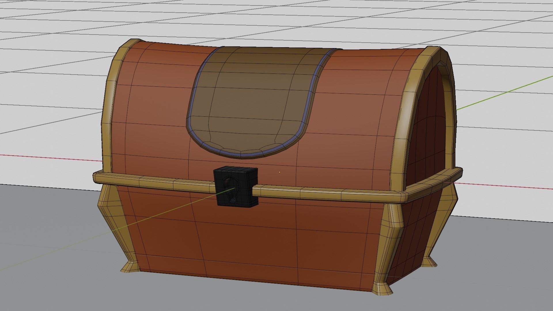 3D model Treasure Chests - Low poly VR / AR / low-poly | CGTrader