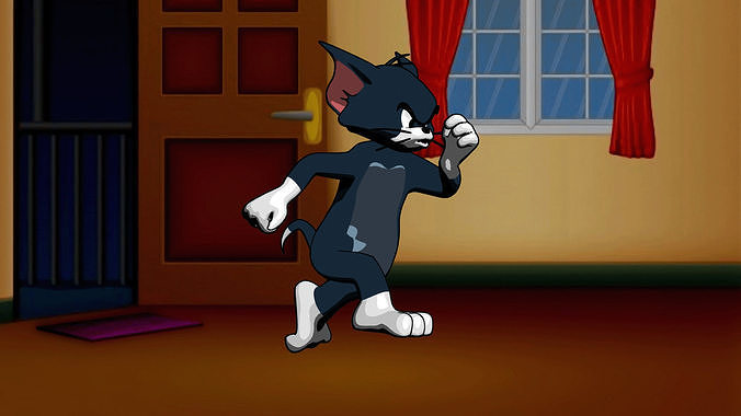 Tom The Cat Running