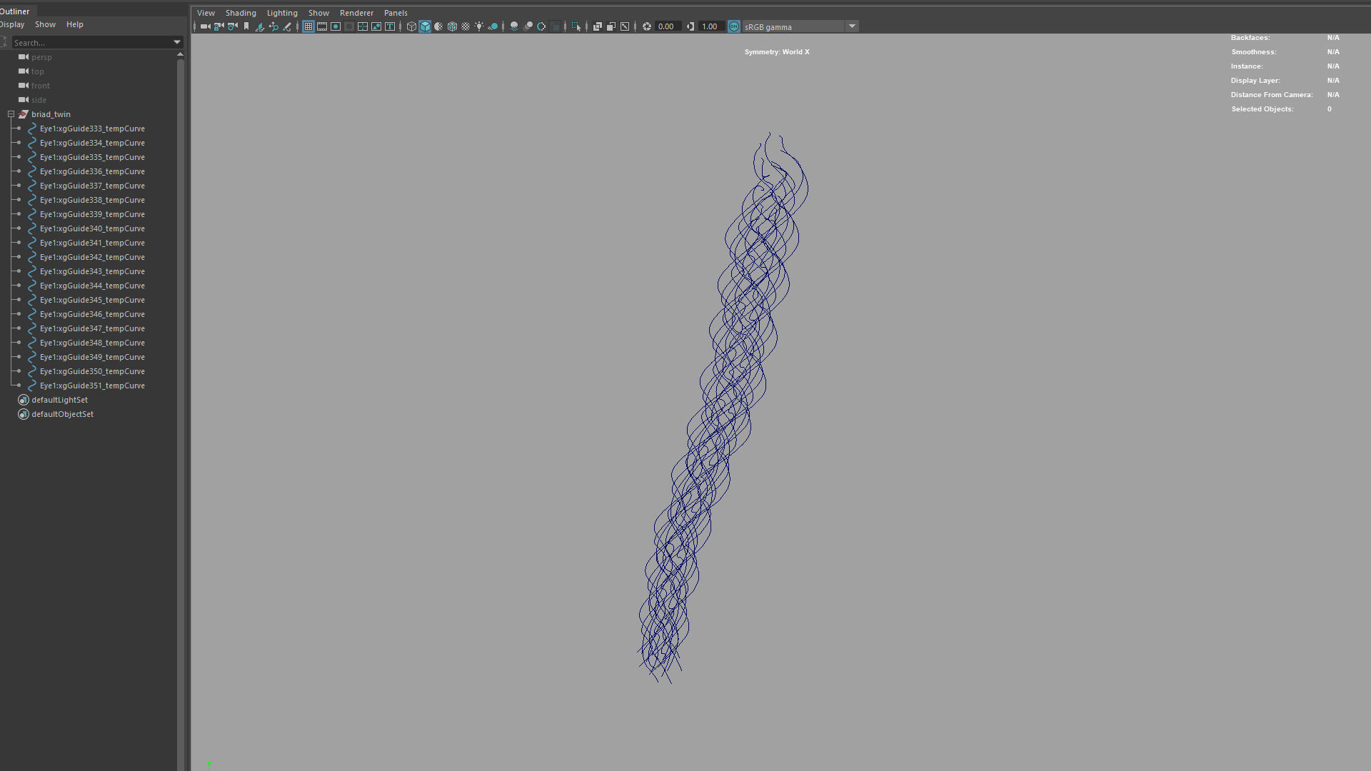 Maya braid curve binary file 3D model | CGTrader