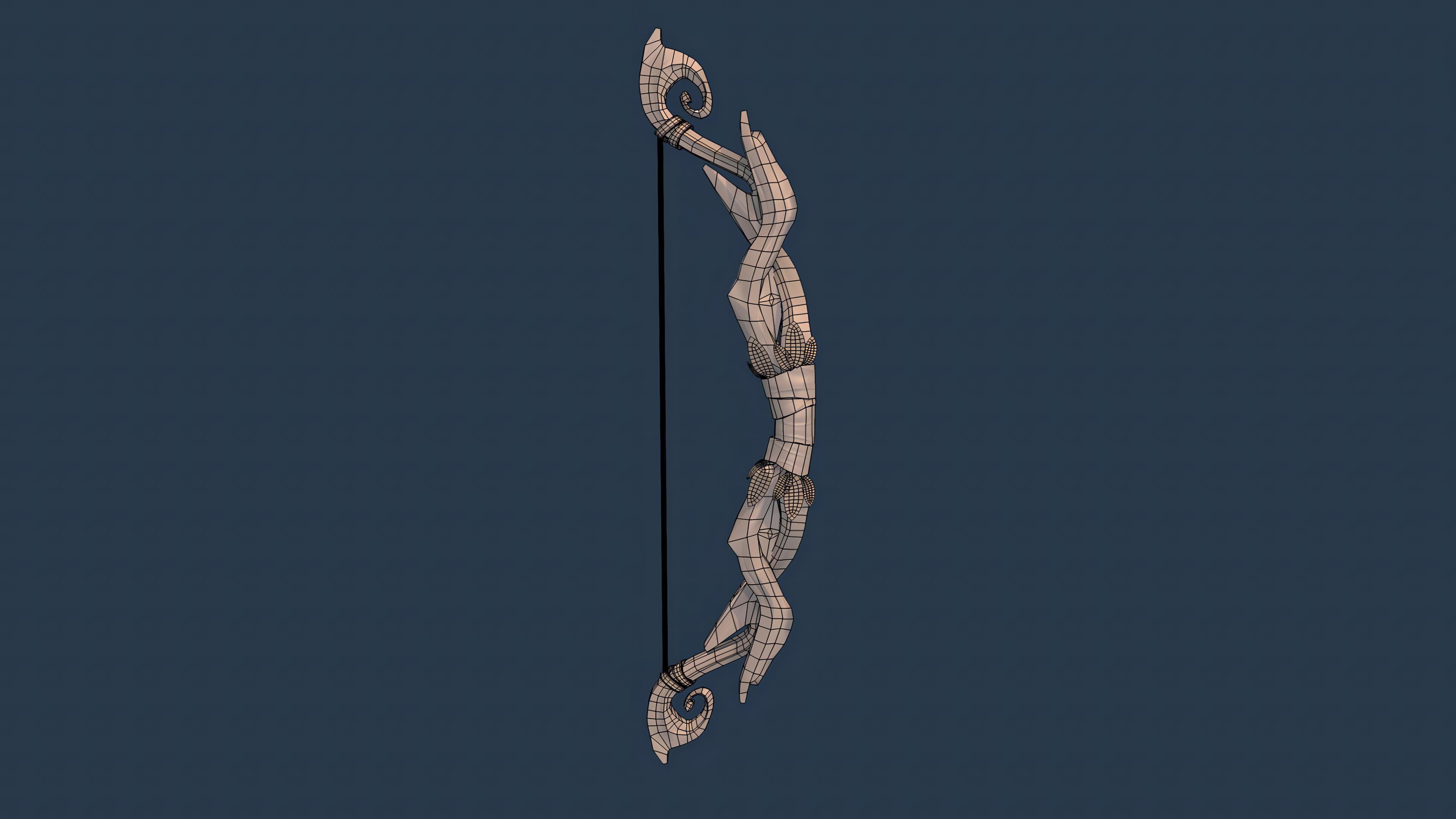 3D model Stylized Elemental Bow VR / AR / low-poly | CGTrader