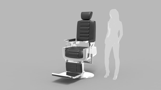 Leather Barber Chair 3D model | CGTrader