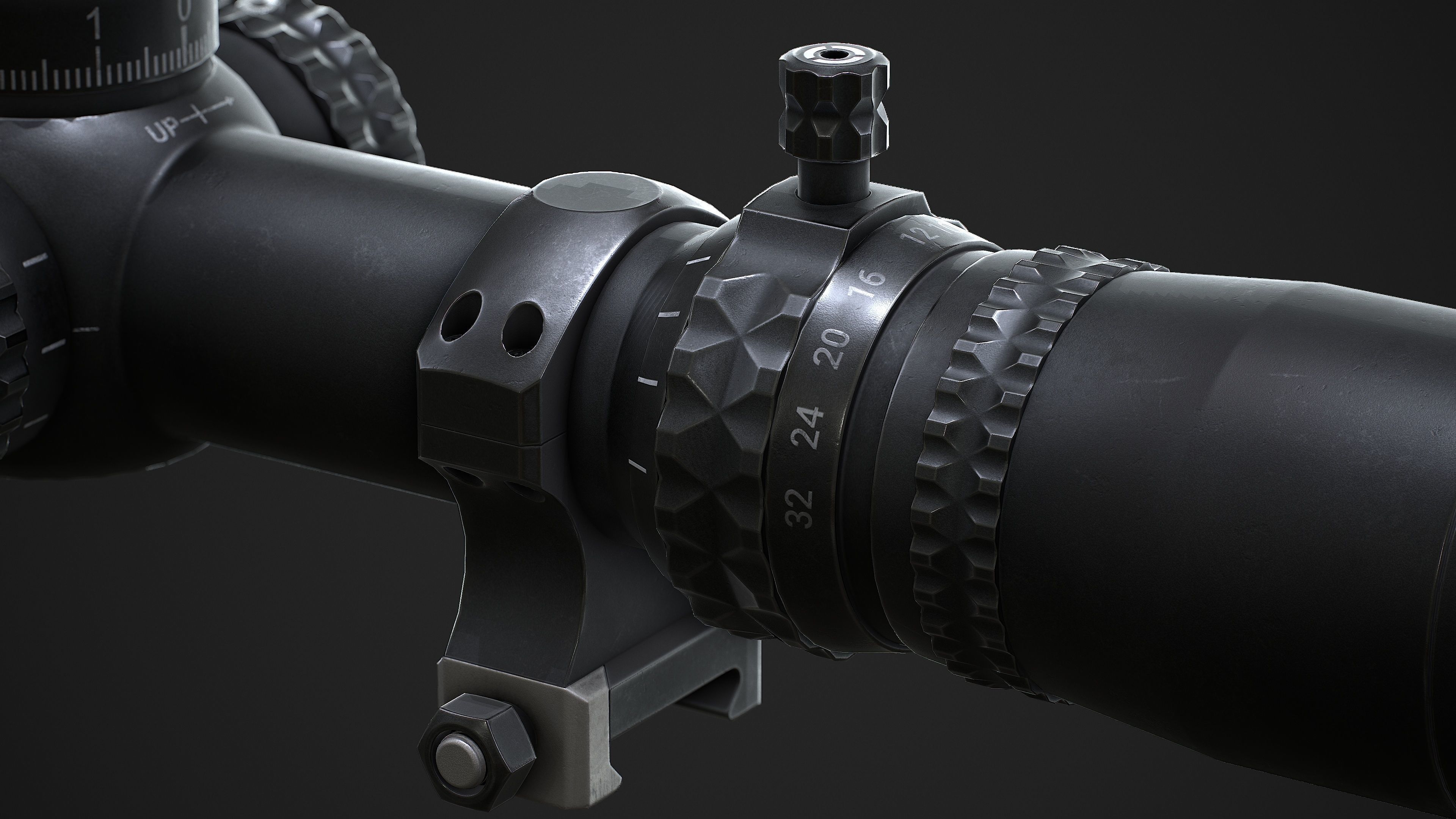 3D model Night Force Scope 32x50 VR / AR / low-poly | CGTrader