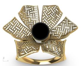 Jali ring 3D Printing Models | CGTrader