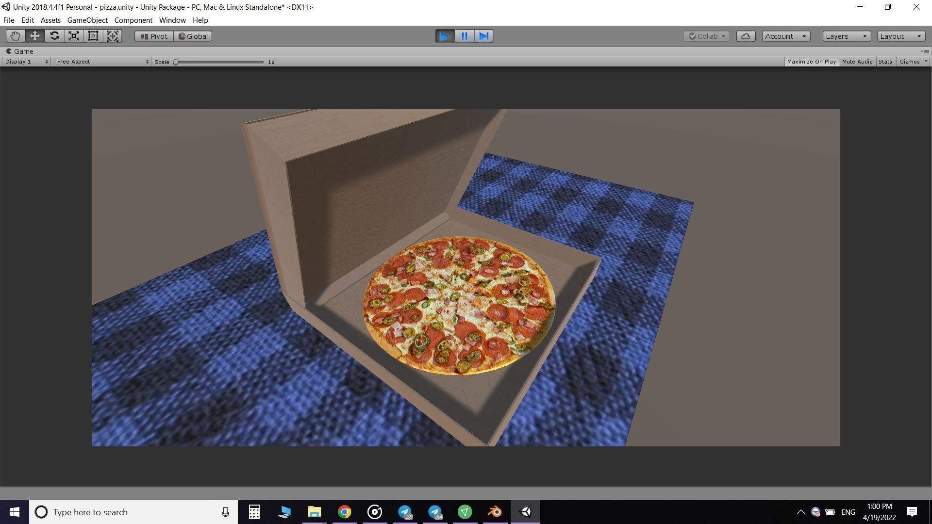 3D model Pizza Box 3D model VR / AR / low-poly | CGTrader