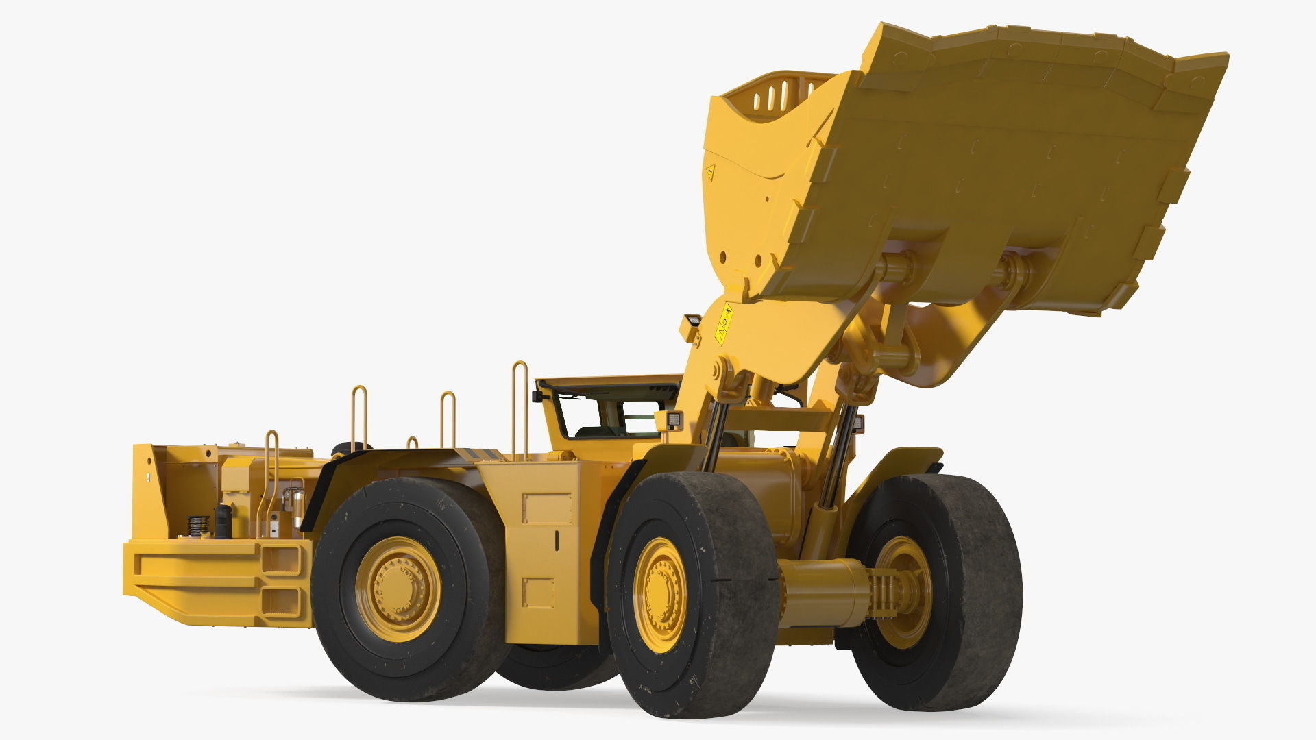 Mining Loader Cat R1600H Rigged 3D model rigged | CGTrader