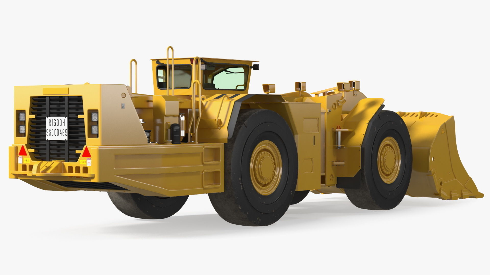 Mining Loader Cat R1600H Rigged 3D model rigged | CGTrader