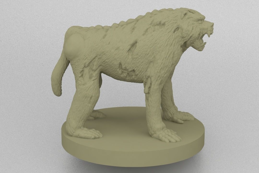 Baboon 3D model 3D printable | CGTrader