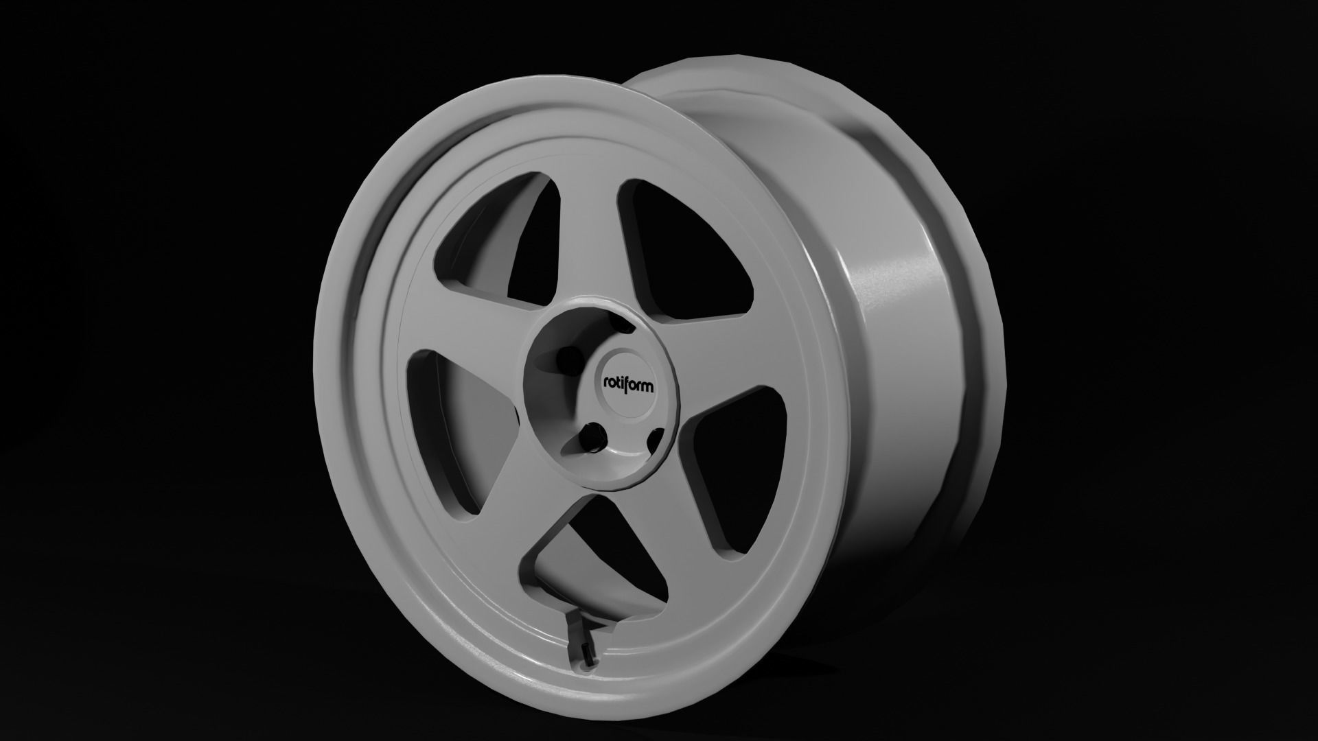 Rotiform ROC-H Rim 3D model | CGTrader
