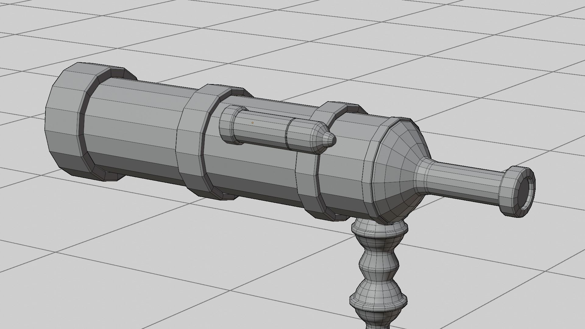 3D model Low poly stylized telescope VR / AR / low-poly | CGTrader