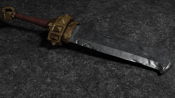 Orc Sword free VR / AR / low-poly 3D model | CGTrader