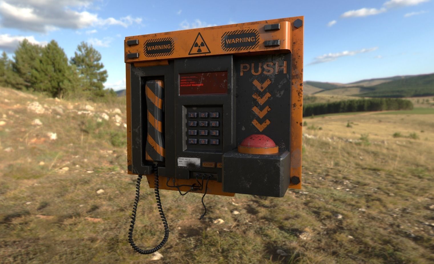 3D model Nuclear phone VR / AR / low-poly | CGTrader