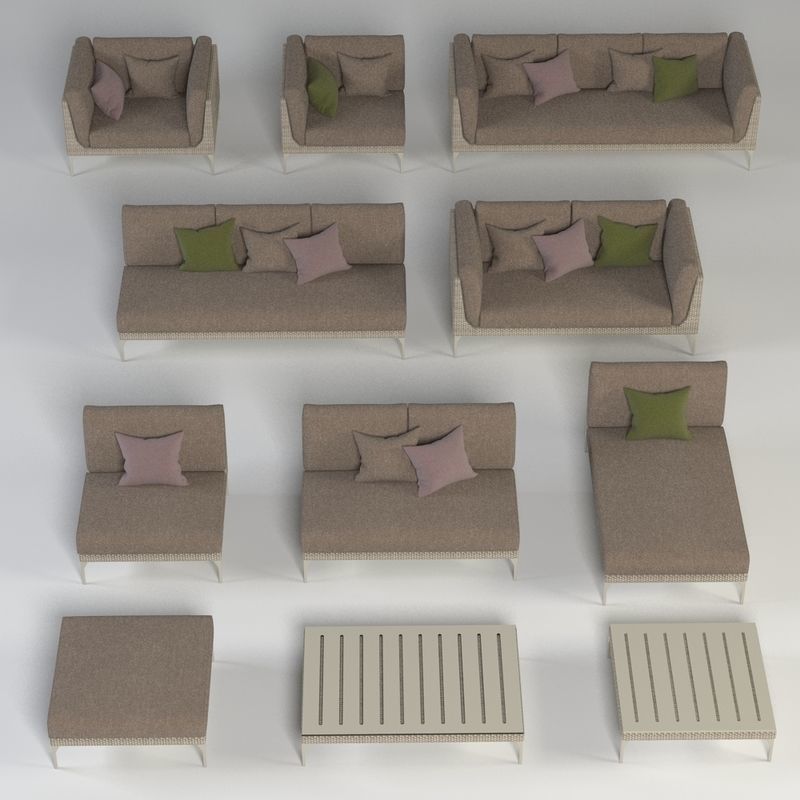 Dedon Mu Collection 3D model | CGTrader