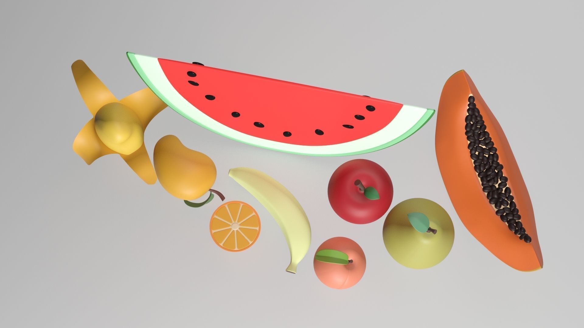 Fruit 3D model | CGTrader