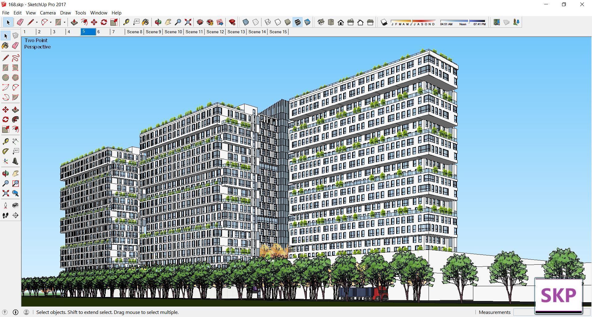 Sketchup Complex 168 3D model | CGTrader