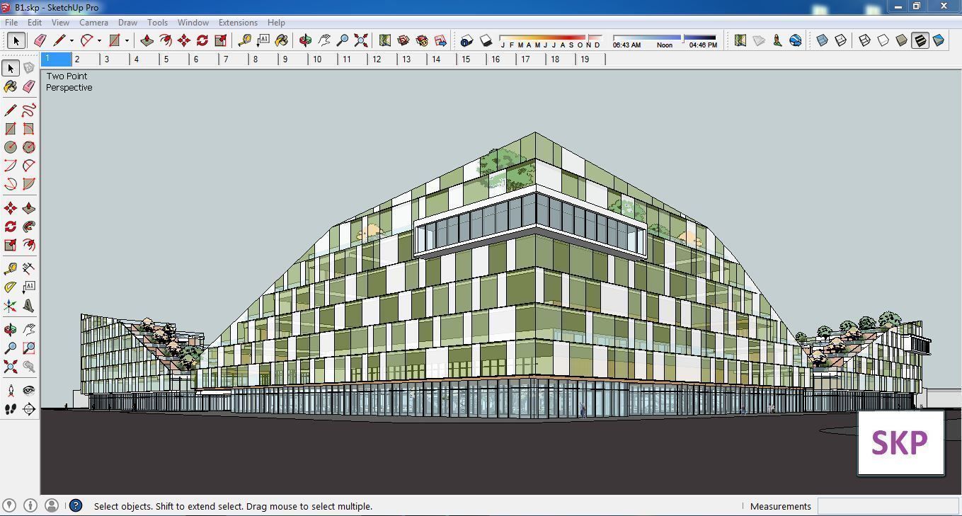 Sketchup Complex B1 3D model | CGTrader