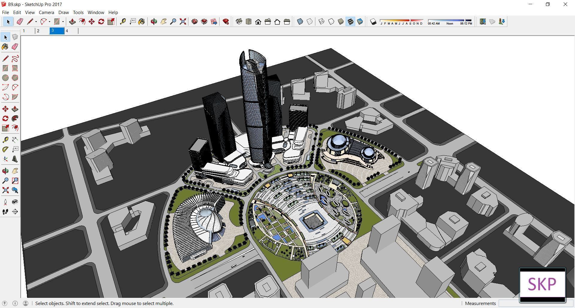 Sketchup Complex B9 3D model | CGTrader