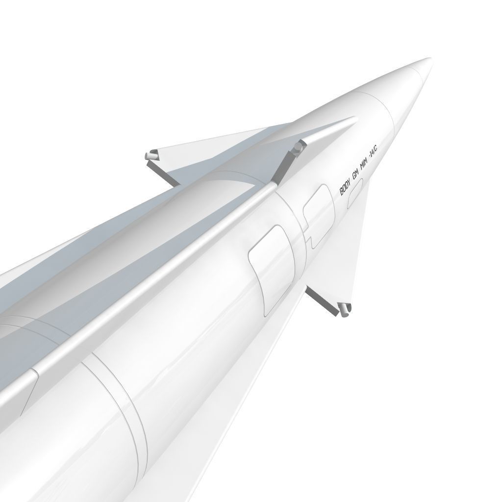 Nike Hercules Missile 3D model | CGTrader