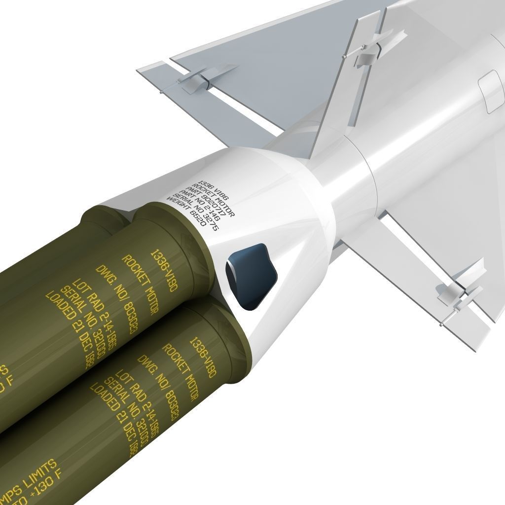 Nike Hercules Missile 3D model | CGTrader