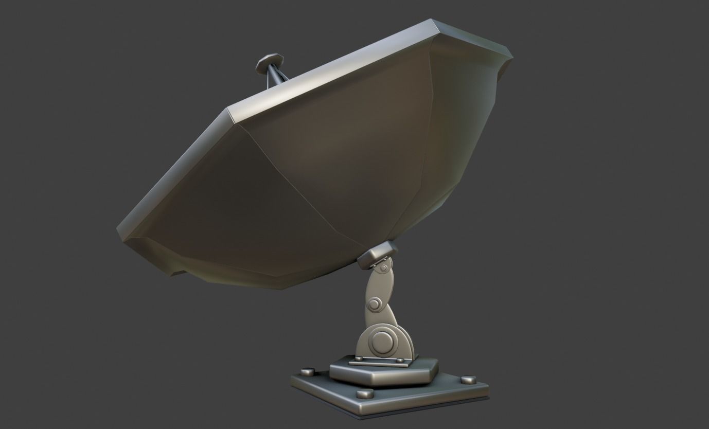 Cartoon Antenna 3D model | CGTrader