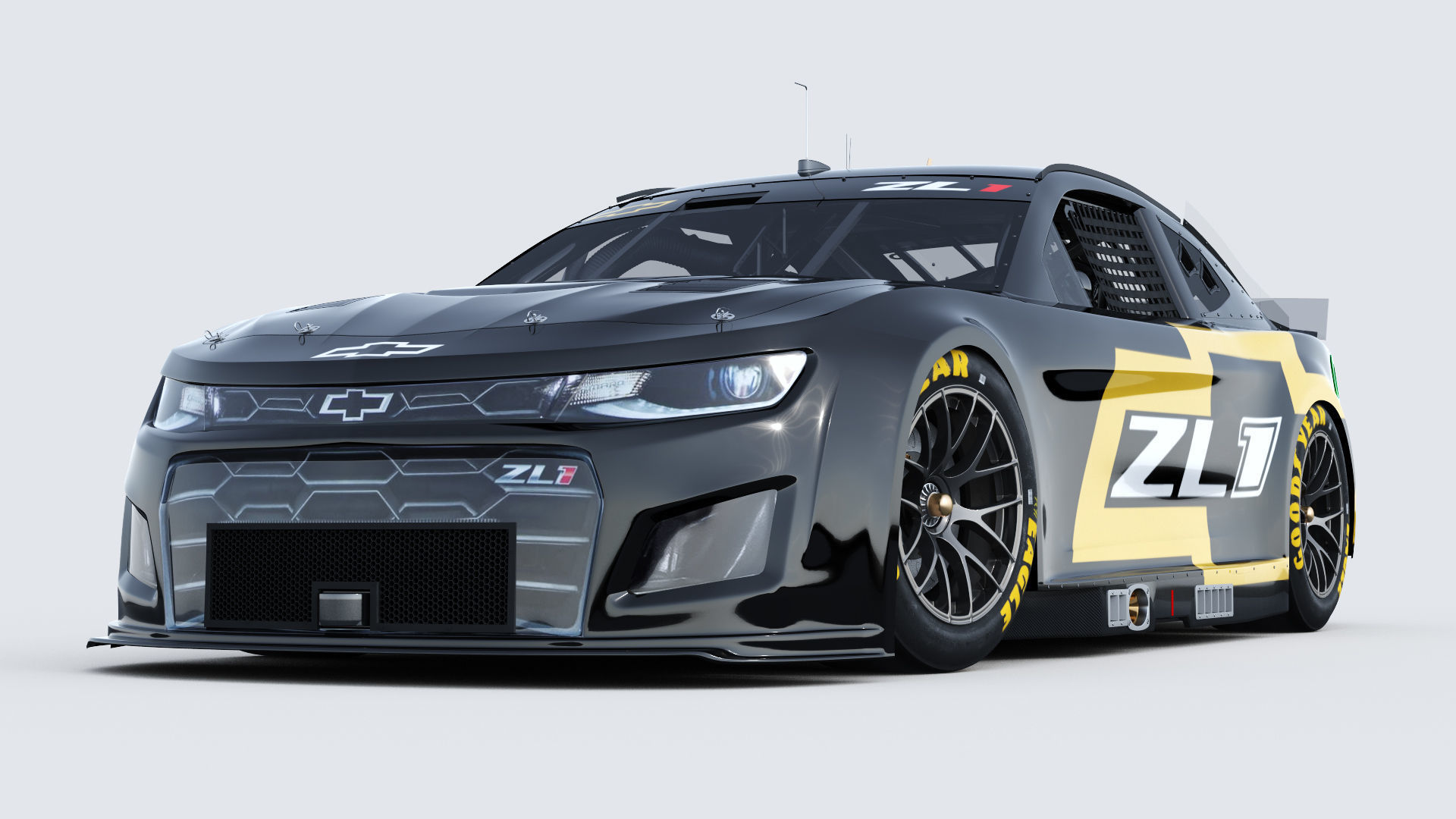 Chevrolet Camaro Nascar NextGen 2022 Template Update 3D model | CGTrader