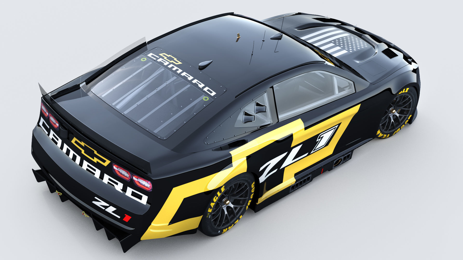 Chevrolet Camaro Nascar NextGen 2022 Template Update 3D model | CGTrader