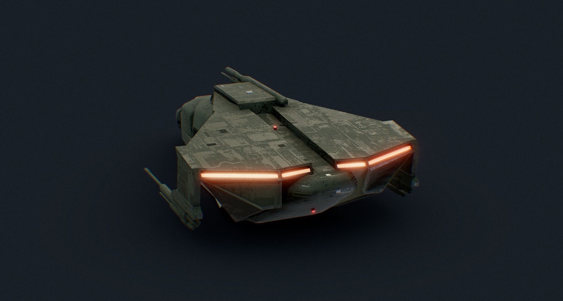 Futuristic Sci-Fi AirForce Helicopter Space Ship 3D model | CGTrader