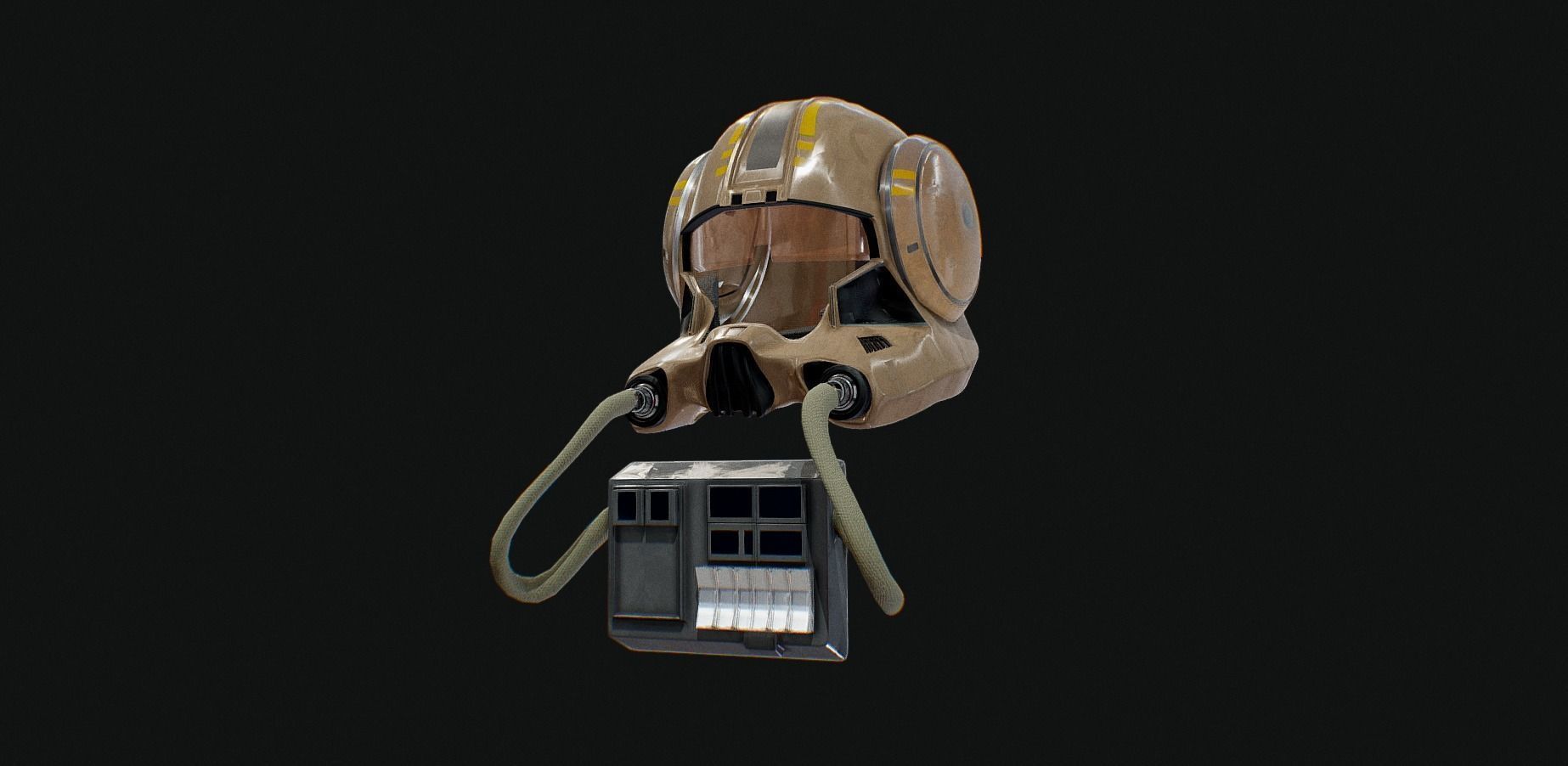 Clone Trooper Pilot Helmet 3D model | CGTrader