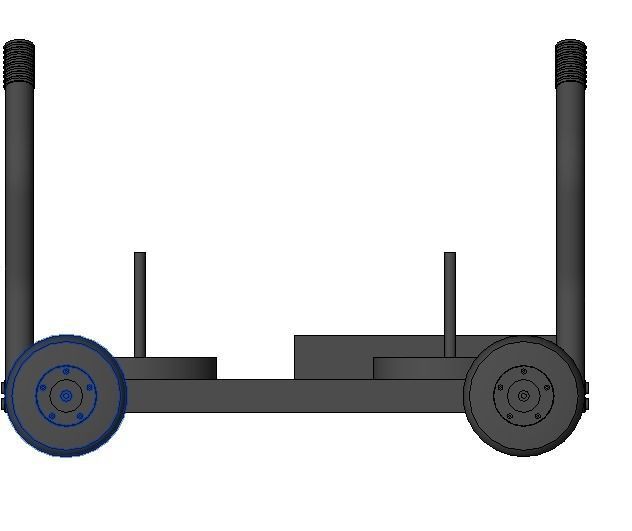 Push sled on wheels Revit Family 3D model | CGTrader