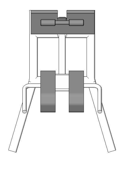 Back Extension Bench Revit Family 3D model | CGTrader